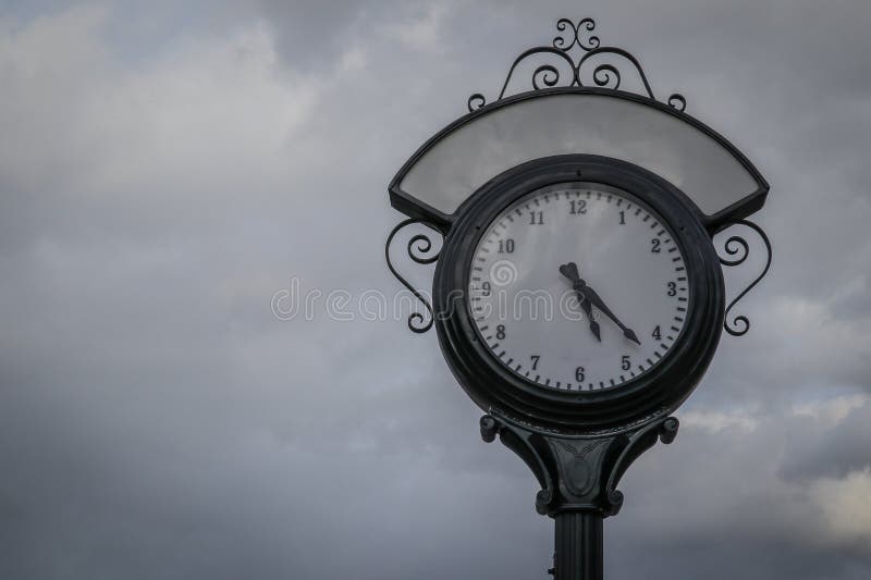 Town Clock in Frisco, Colorado Stock Image - Image of hurry, centennial ...