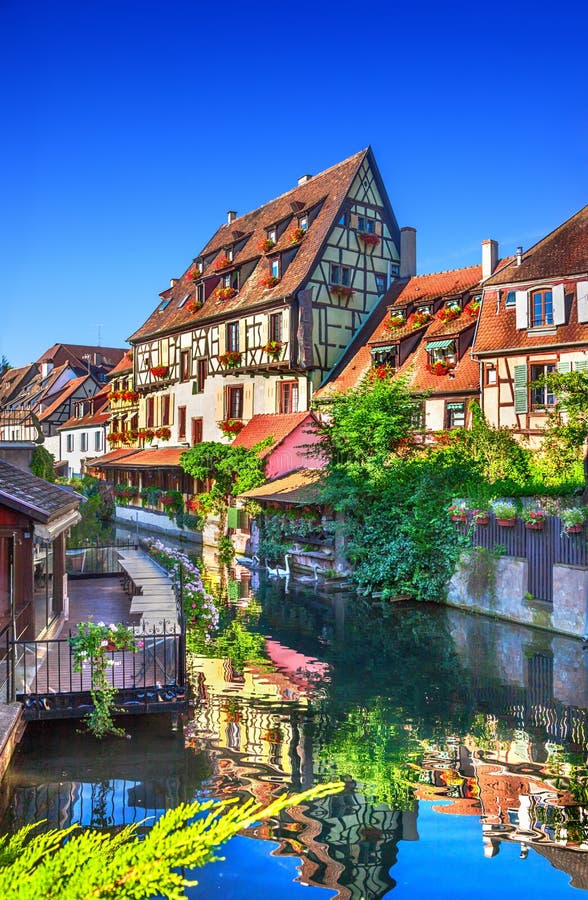 Town of Colmar stock image. Image of bridge, exterior - 116568843