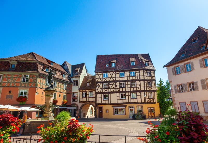 Town of Colmar editorial photo. Image of colmar, channel - 259056076