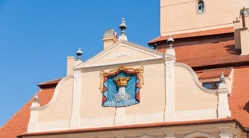 Town crest. stock image. Image of pattern, emblem, arms - 99630591