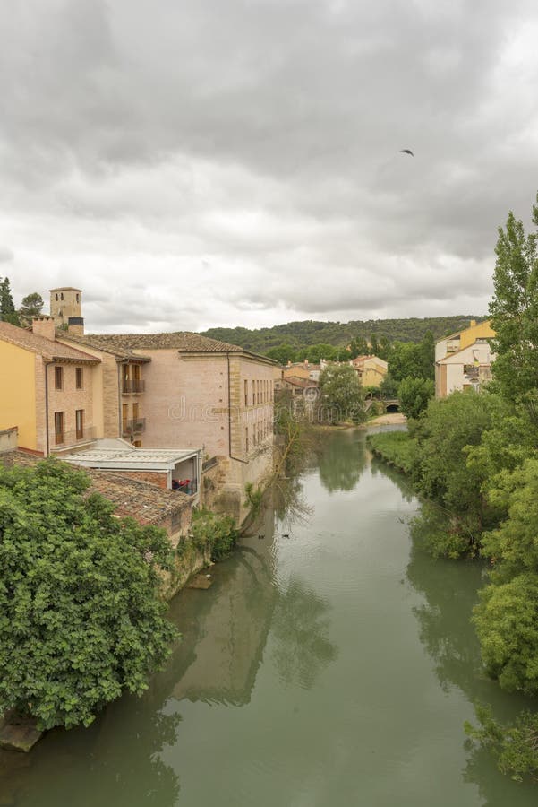 The town of Estella stock photo. Image of historic, spain - 97540560