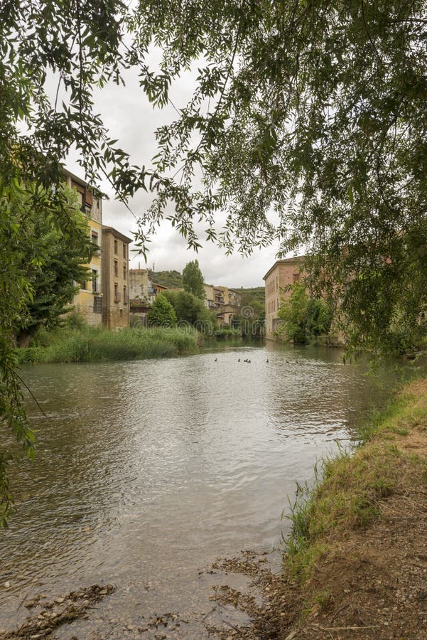 The town of Estella stock photo. Image of building, town - 97756854