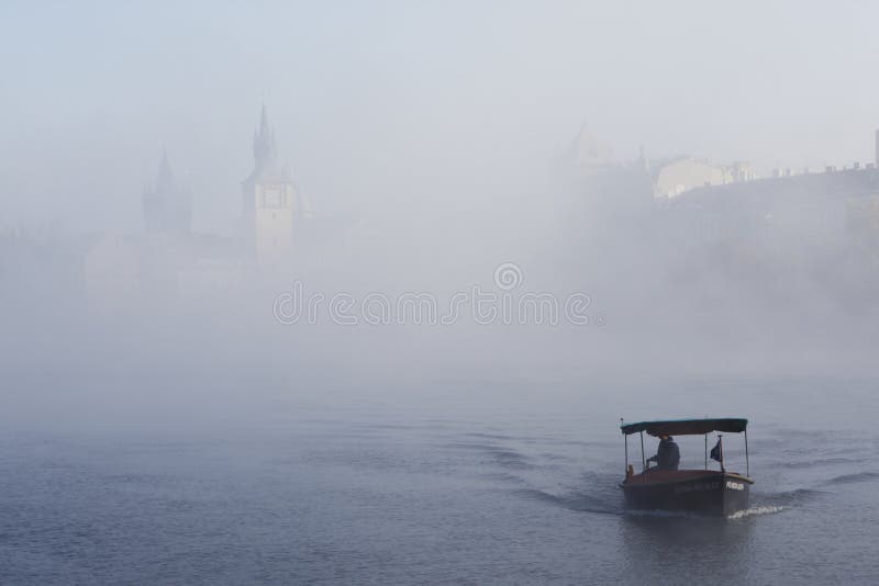 Town in fog editorial image. Image of educational, meteorology - 16420420