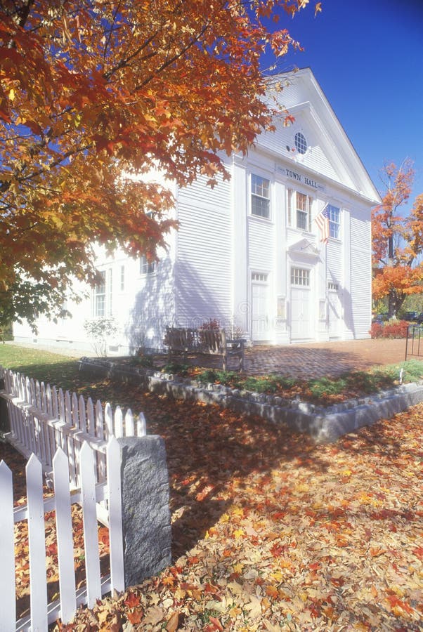 Town Hall in autumn editorial image. Image of hall, architecture - 23178905