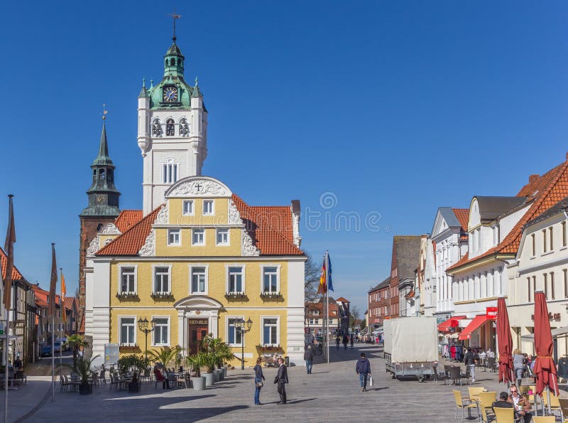 Town Hall on the Central Square of Verden Editorial Image - Image of ...