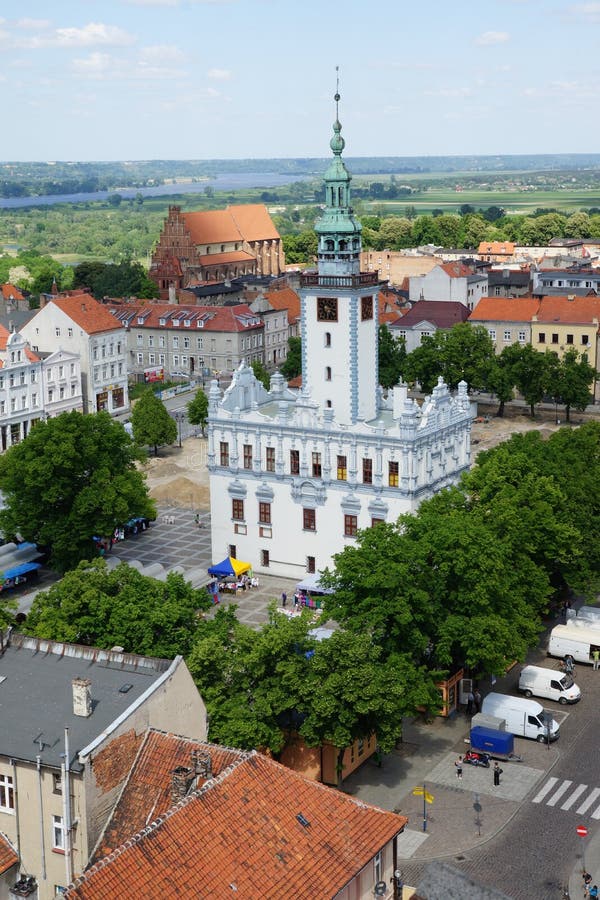 Chelmno in Poland stock image. Image of buildings, architecture - 44160617