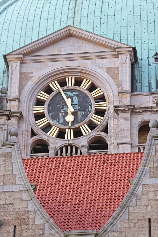 Town Hall Clock stock photo. Image of architecture, exterior - 127599440
