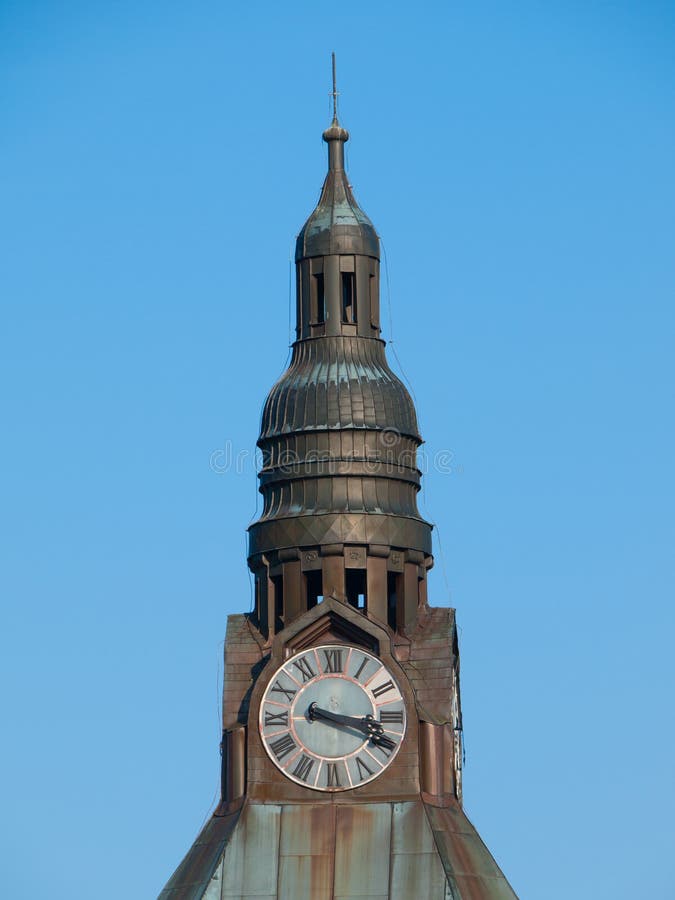 Town Hall Clock Tower stock image. Image of rathaus, copped - 51317365