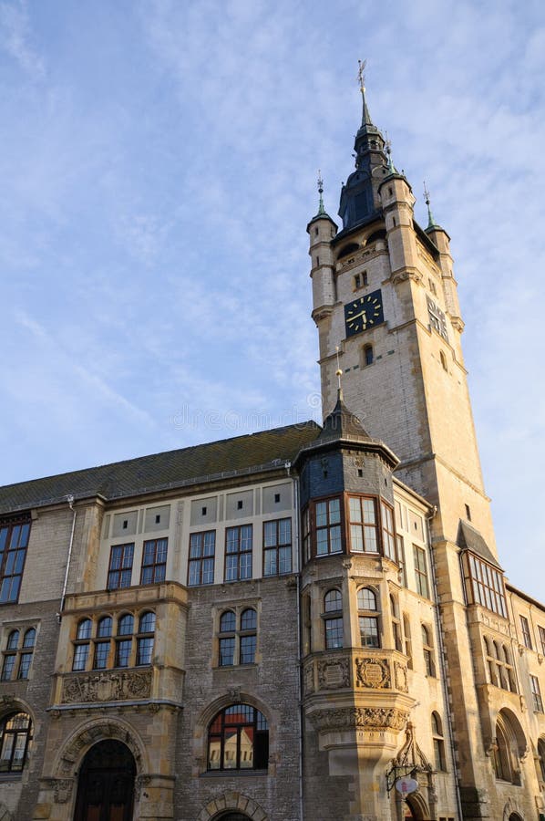 Town Hall - Dessau, Germany Stock Image - Image of town, square: 16760405