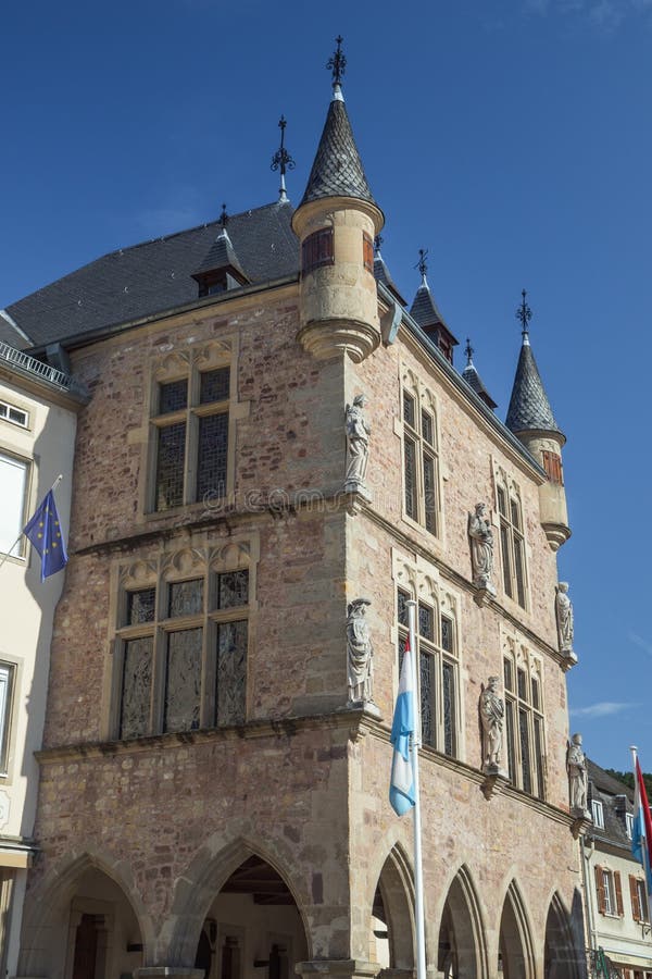 Echternach town hall stock photo. Image of history, market - 181562640