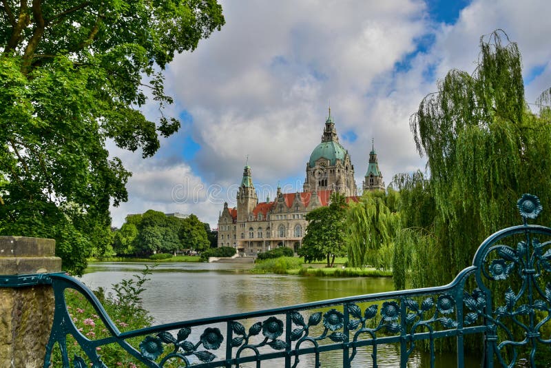 The town hall of Hanover stock image. Image of building - 58329193
