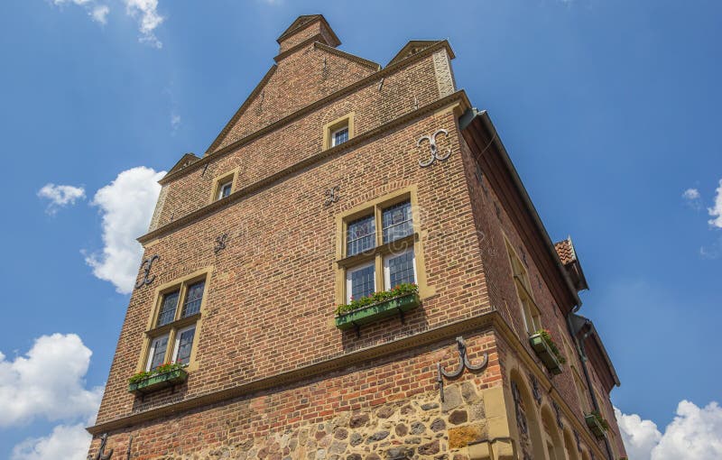 Town Hall in the Historical Center of Meppen Stock Photo - Image of ...