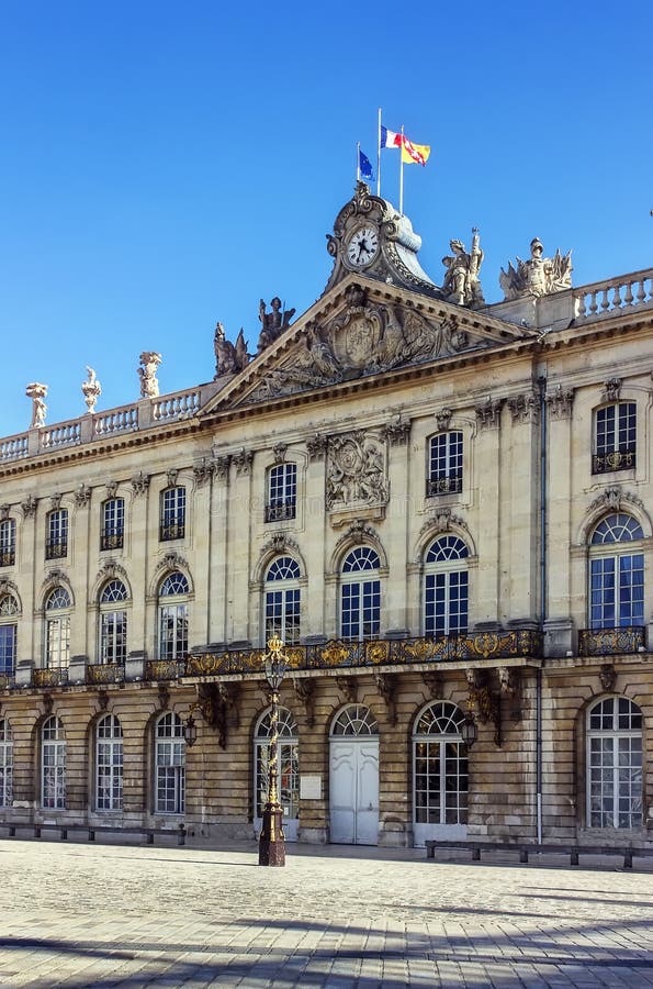 Town hall in Nancy, France stock image. Image of french - 50743079