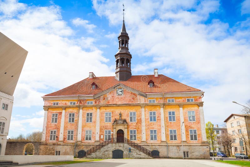 Town Hall in Narva Town, Estonia Stock Photo - Image of house, estonian ...