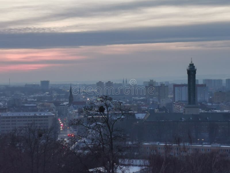Town hall in the Ostrava editorial photography. Image of silesia ...