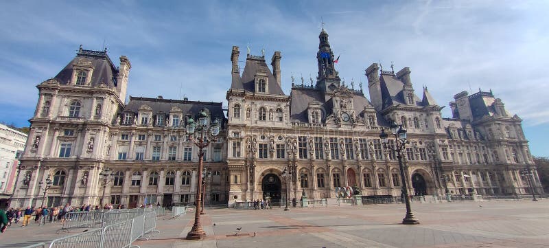 Town hall in Paris editorial photo. Image of culture - 257996881
