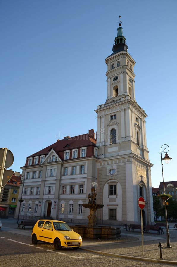 Town Hall in Prudnik stock photo. Image of roof, buildings - 65514752