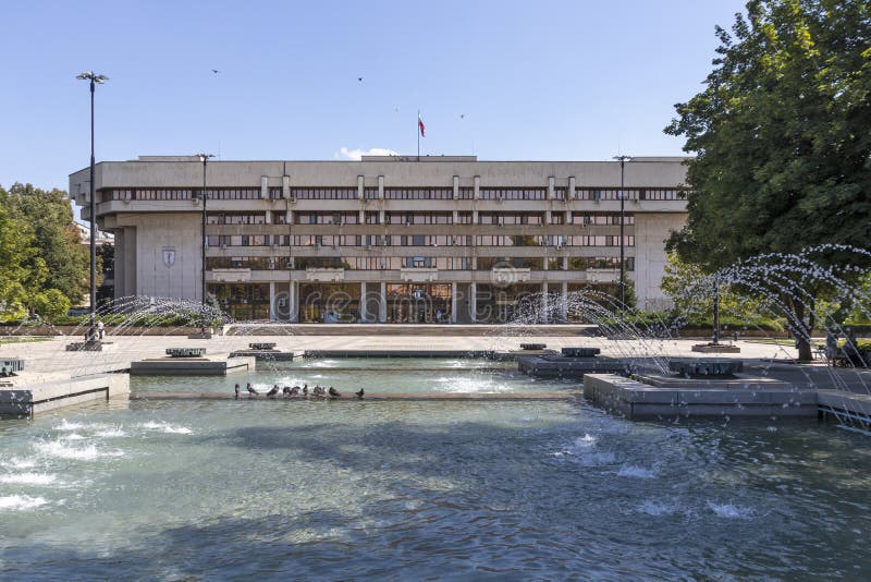 Town Hall of Ruse, Bulgaria Editorial Stock Photo - Image of cityscape ...