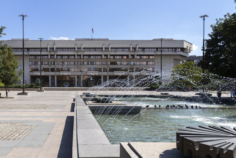Town Hall of Ruse, Bulgaria Editorial Stock Image - Image of landscape ...