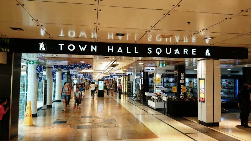 Town Hall Square editorial photo. Image of square, australia - 48368686