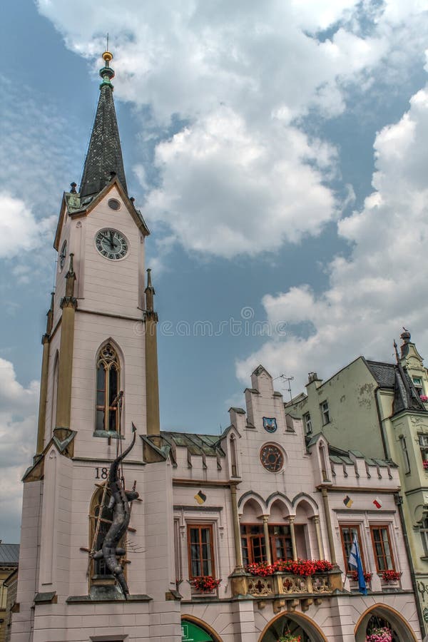 Dragon Trutnov Town Hall Tower Stock Photos - Free & Royalty-Free Stock ...