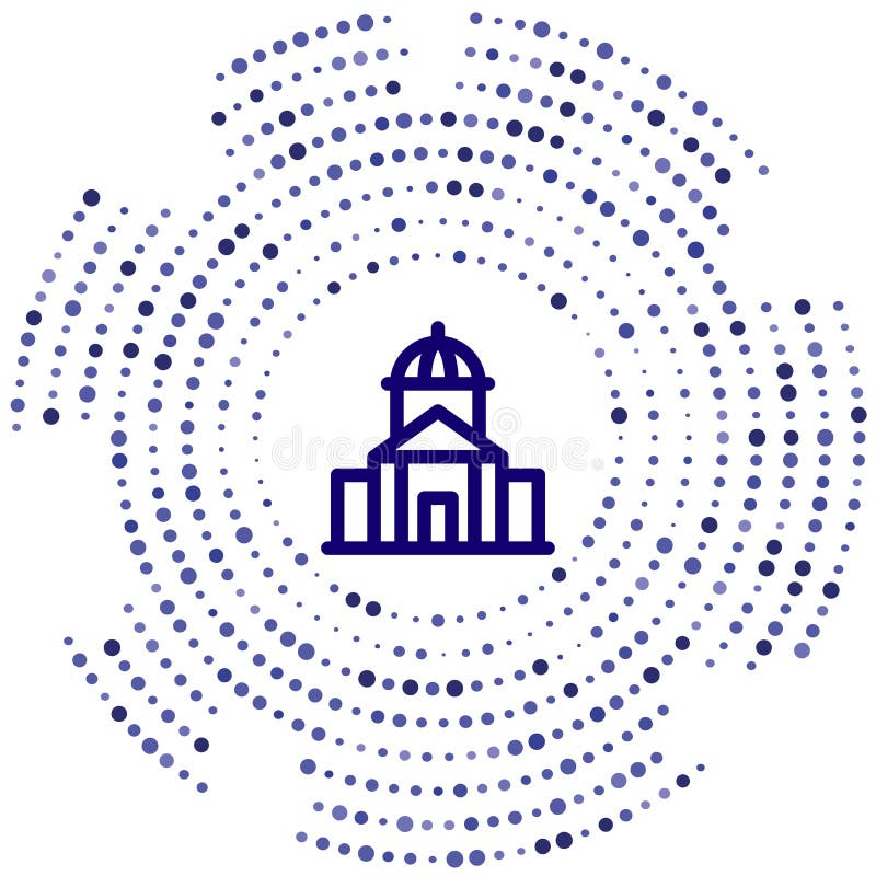 Town Hall Vector Icon. Town Hall Editable Stroke. Town Hall Linear ...