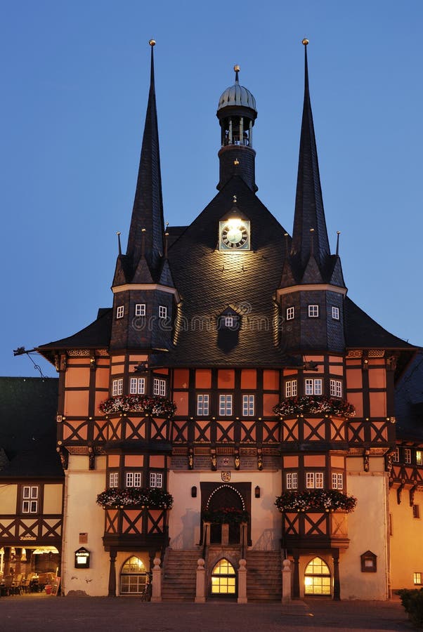 Wernigerode stock photo. Image of city, downtown, effect - 38401800