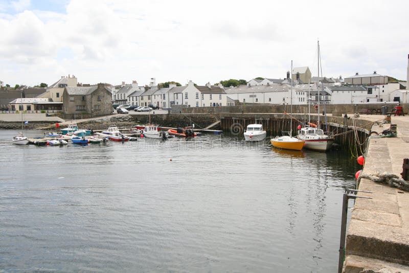 Town and Harbour in Scotland Editorial Photography - Image of houses ...