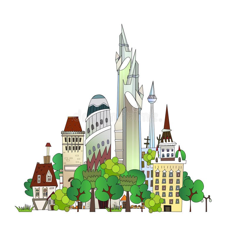 Berlin city. stock vector. Illustration of panoramic - 30041487