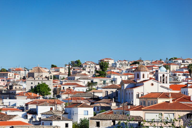 The Town Kranidi of Argolida in Peloponnese, Greece Stock Image - Image ...