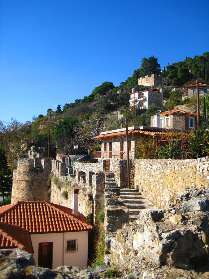 Town Landscape stock photo. Image of town, grass, village - 7417488