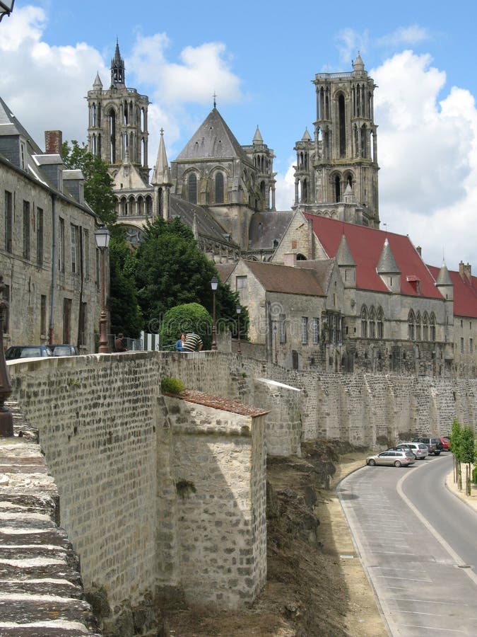Town of Laon stock photo. Image of cathedral, columns - 12592562