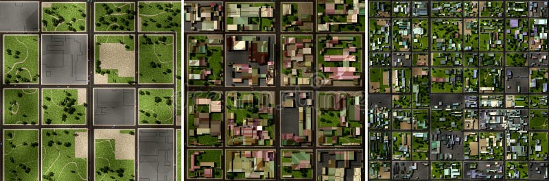 Town layout stock illustration. Illustration of planning - 61751000