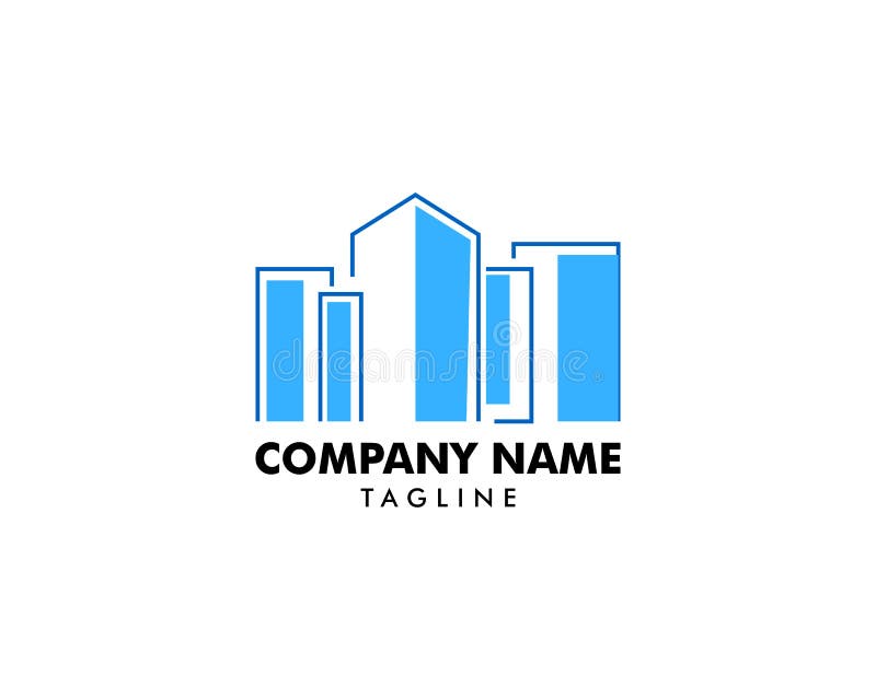 Town Logo Template Design stock vector. Illustration of abstract ...