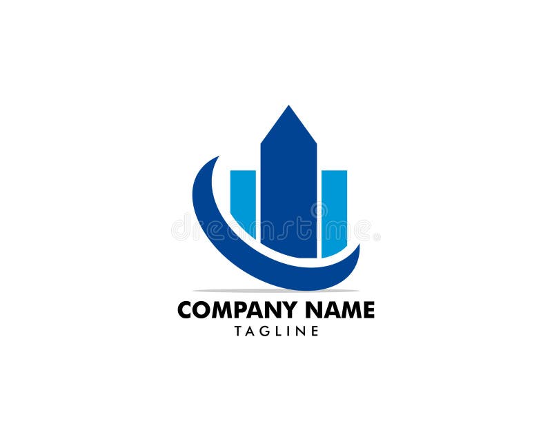 Town Logo Template Design Vector Stock Vector - Illustration of ...