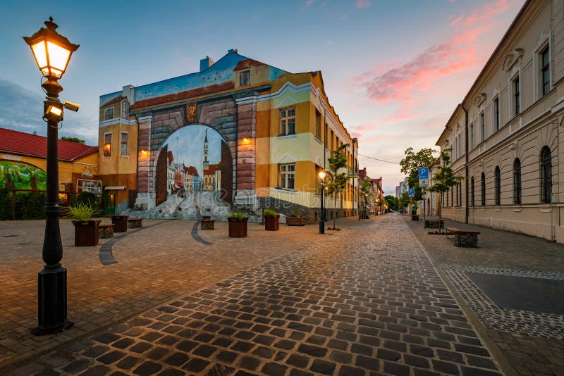Town of Lucenec, Slovakia editorial stock photo. Image of slovak ...