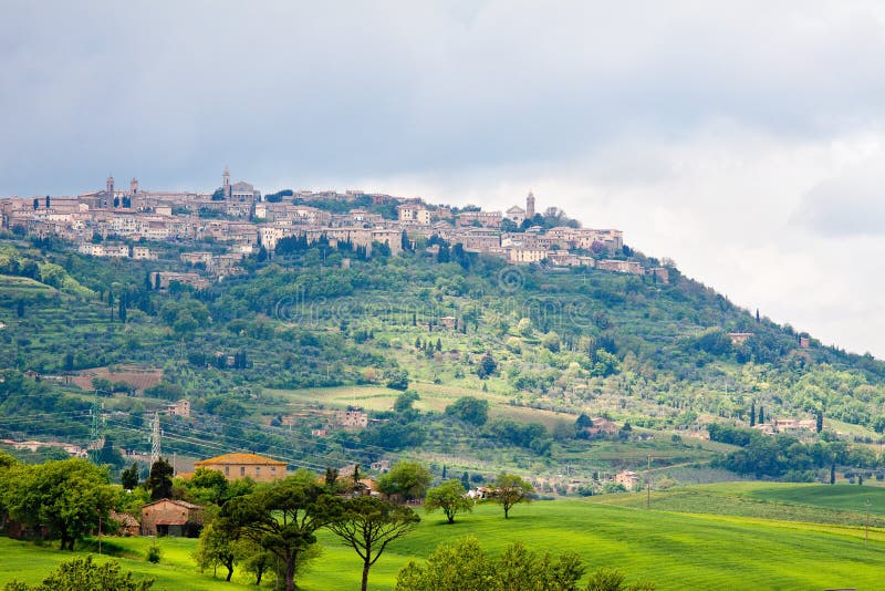 View from Montalcino stock image. Image of ethereal, italian - 20841035