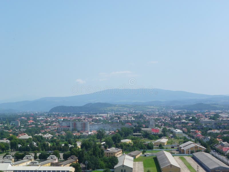 Town Mukachevo, Ukraine stock image. Image of architecture - 49177051