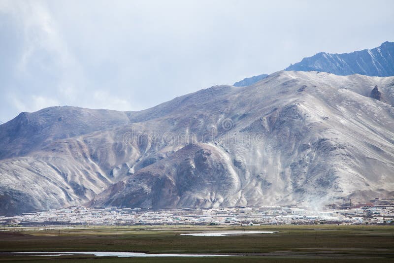 Town of Murghab, in Tajikistan Stock Image - Image of badakhshan ...