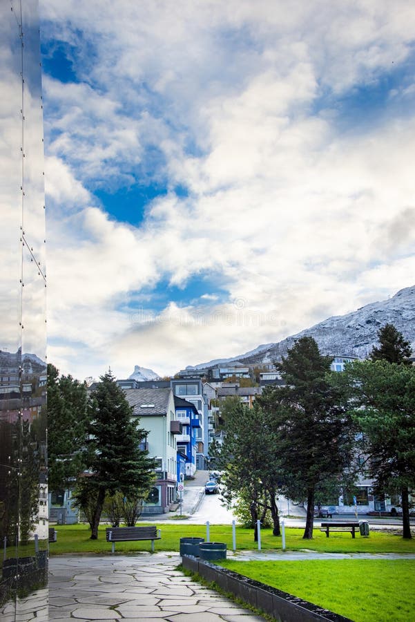 Town of Narvik stock photo. Image of community, finnmark - 385347618