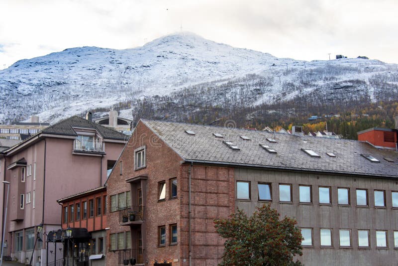 Town of Narvik stock image. Image of undefined, village - 385347663