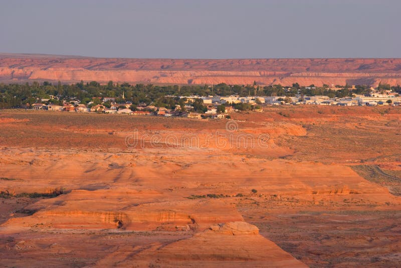 The town of Page, Arizona stock photo. Image of northern - 63891950