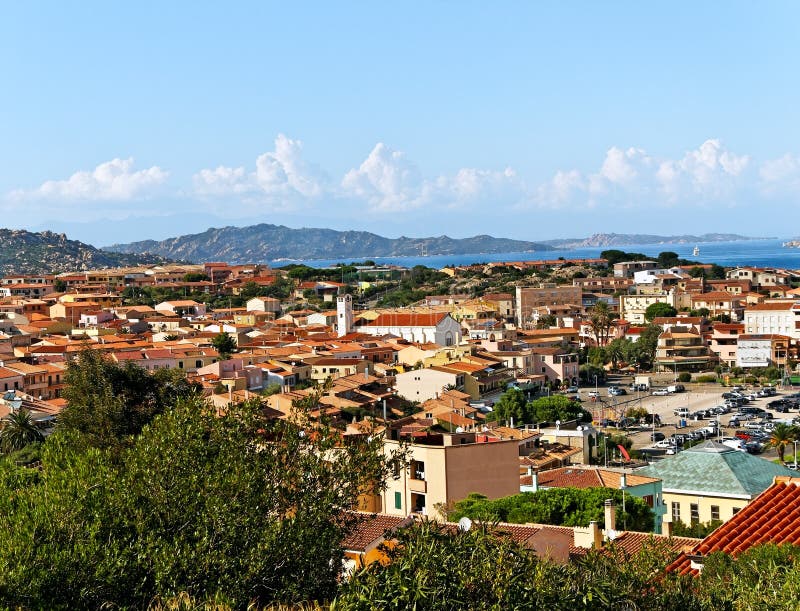 Palau port, Sardinia. stock photo. Image of landscape - 35841942
