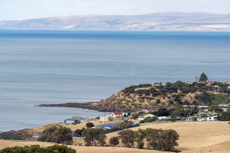 The Town of Penneshaw on Kangaroo Island Stock Image - Image of outdoor ...