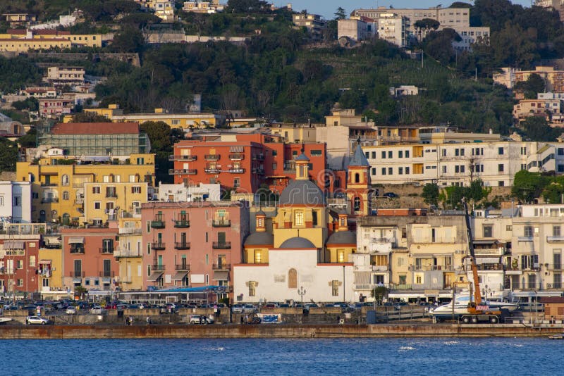 Town of Pozzuoli stock image. Image of water, naples - 303921001