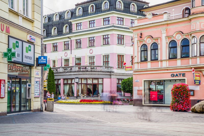 Town Ruzomberok, Slovakia editorial image. Image of summer - 97607355