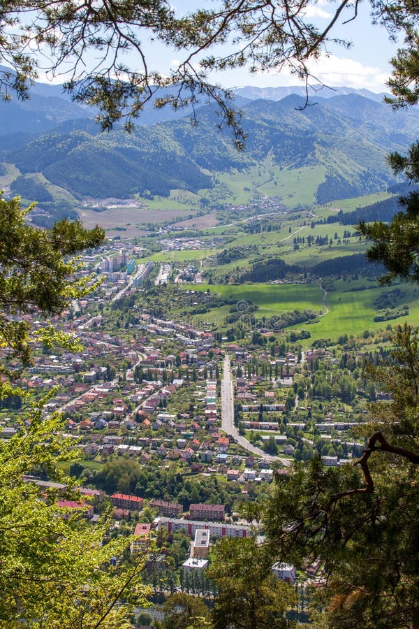 Town Ruzomberok, Slovakia stock image. Image of city - 40712143