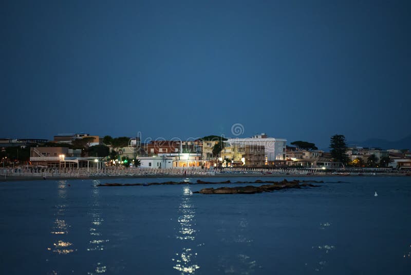 Town of Scauri in Italy stock photo. Image of coast - 267362196
