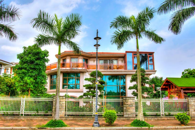 Town Scenery editorial photo. Image of coconut, arrangement - 52404226