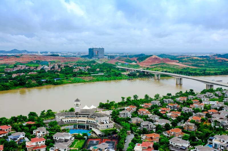 Town Scenery editorial stock photo. Image of construction - 53010453